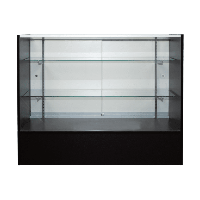 48" Black Display Case | Full Vision