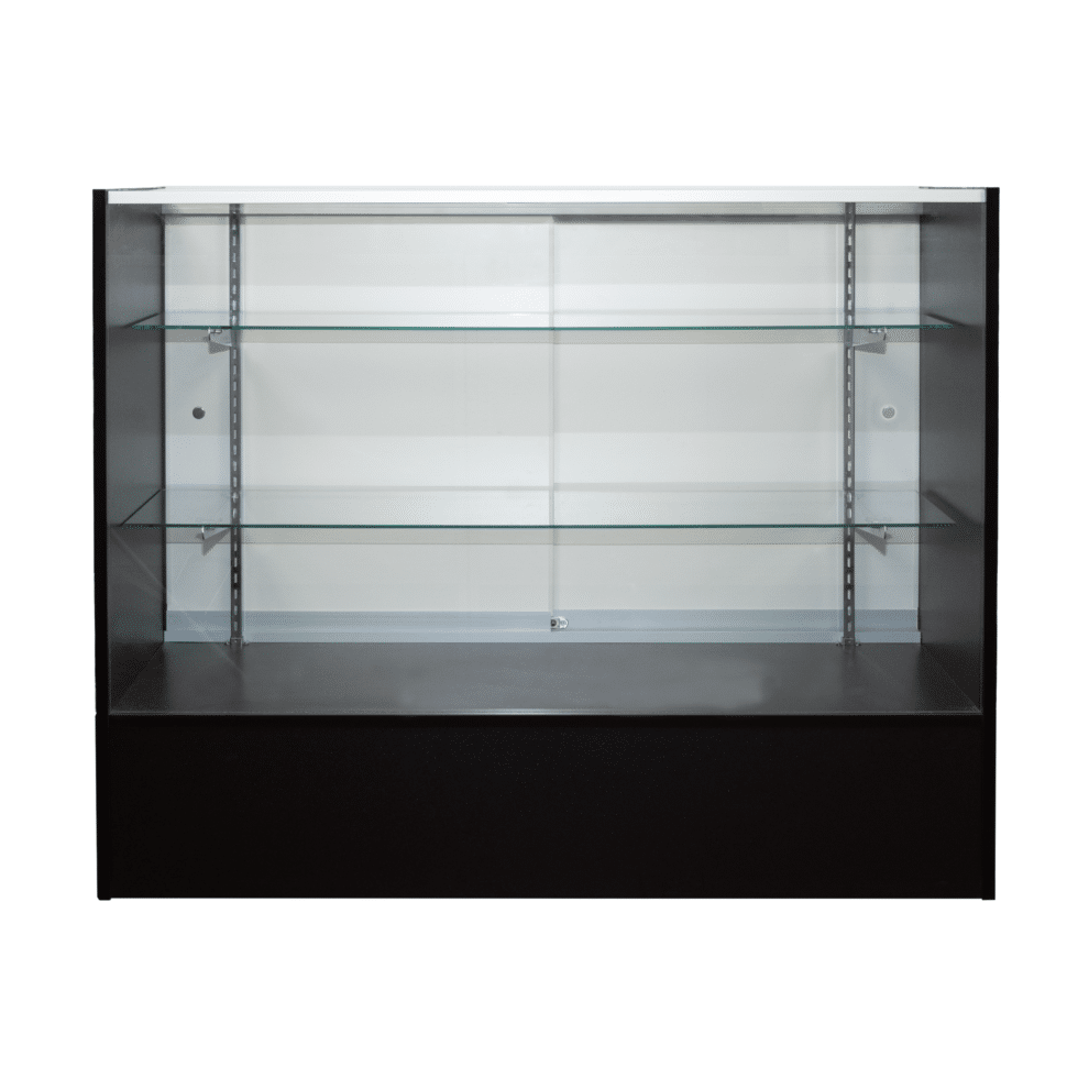70" Black Countertop Sports Card Display Case | Full Vision