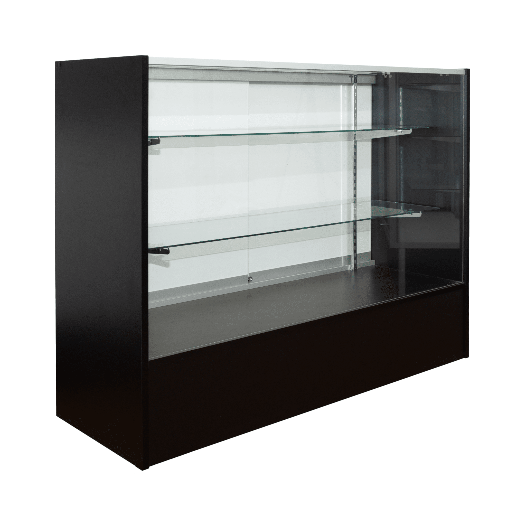 48" Black Display Case | Full Vision