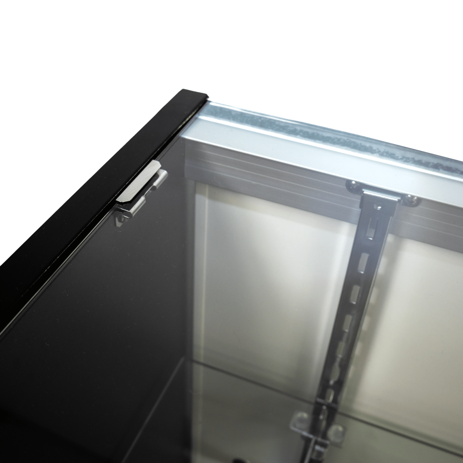 48" Black Gun Display Case | Full Vision