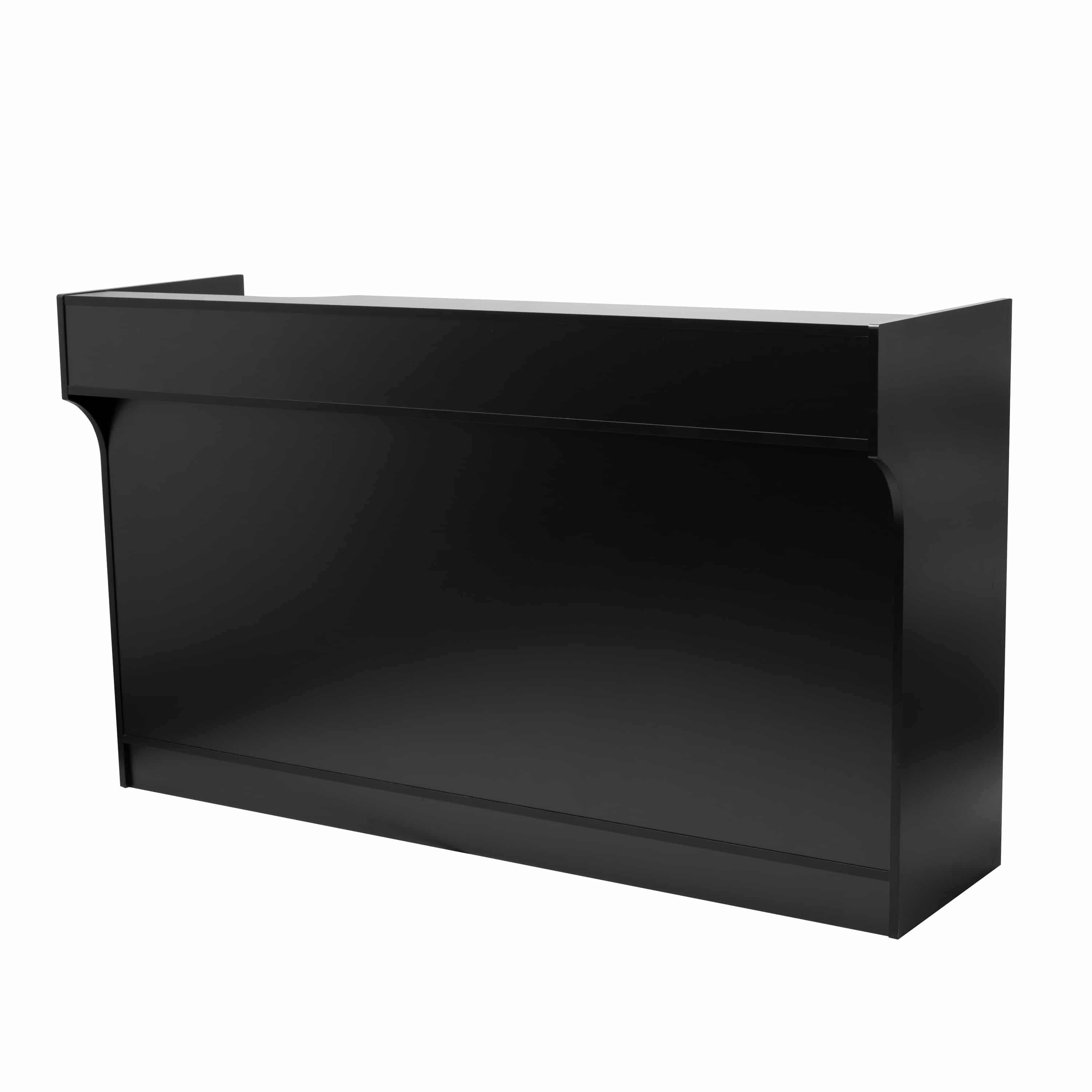 48" Black Checkout Counter | Cash Wrap