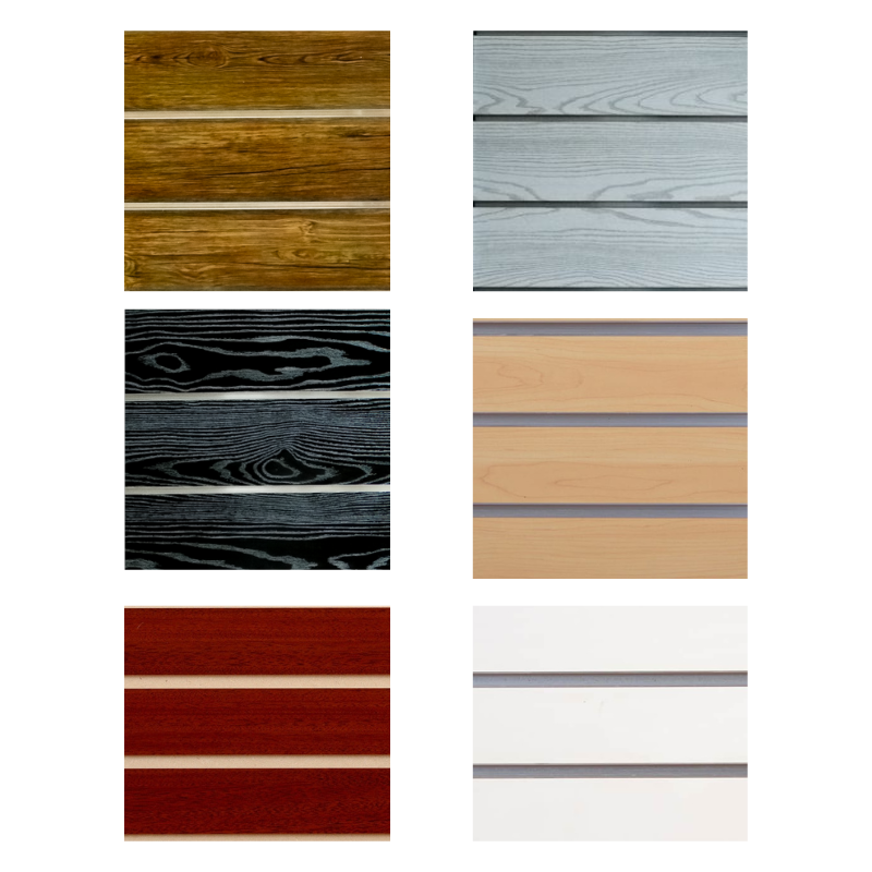 Slatwall Panels | 4' x 8' Slatwall | Black, White & 20+ Colors