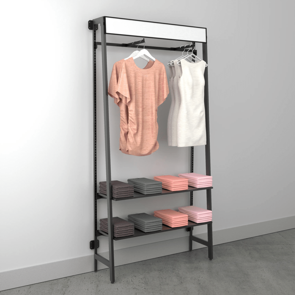 Allura Outrigger Uprights for Retail Display