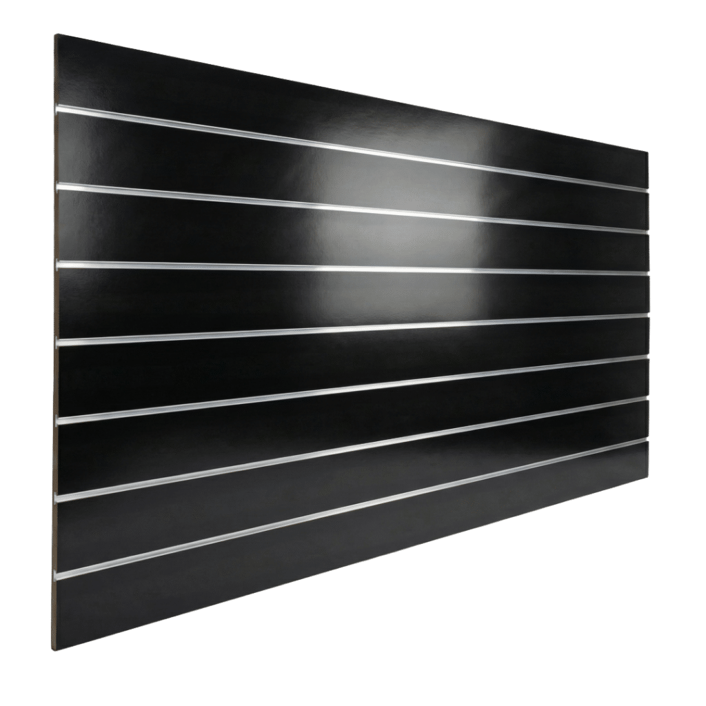 Black Slatwall Panel Gloss | Fast Shipping Available