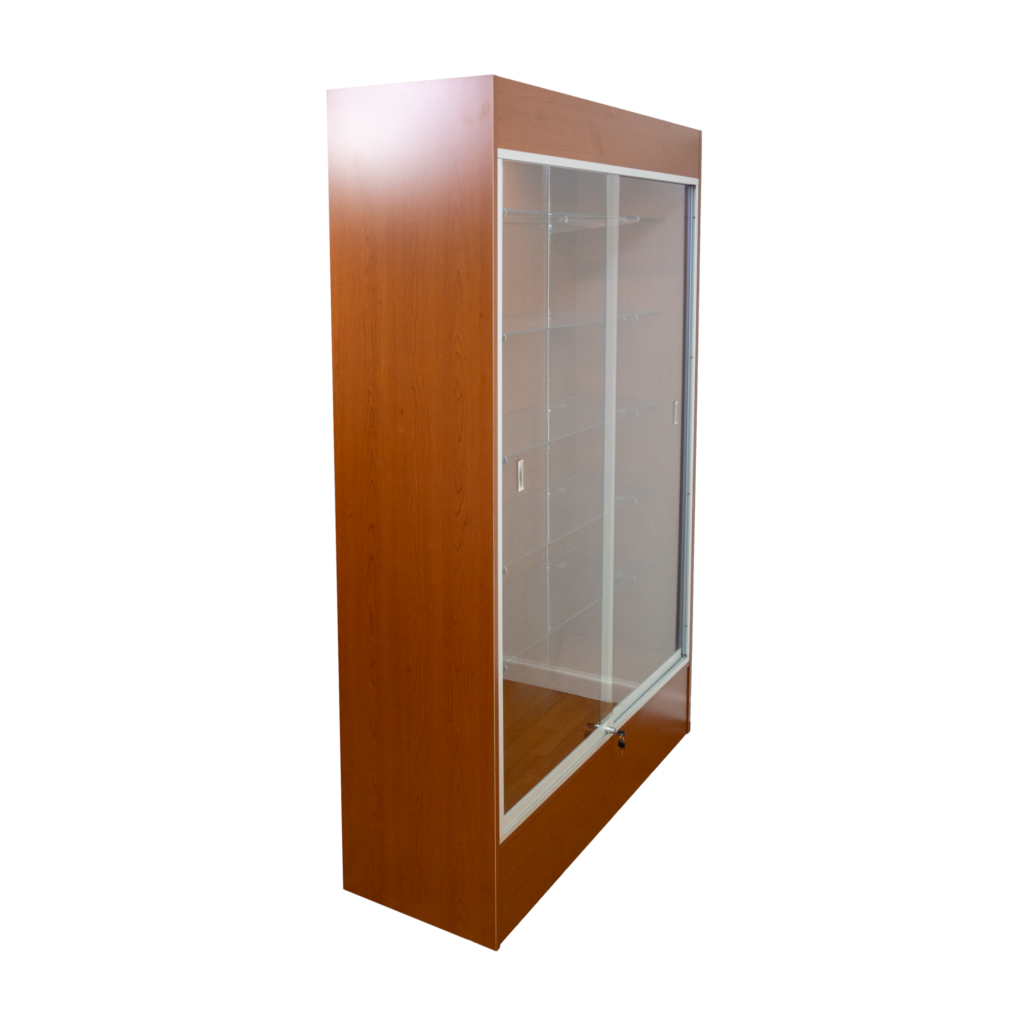 78" Cherry Wall Display Case | Cherry Wall Showcase