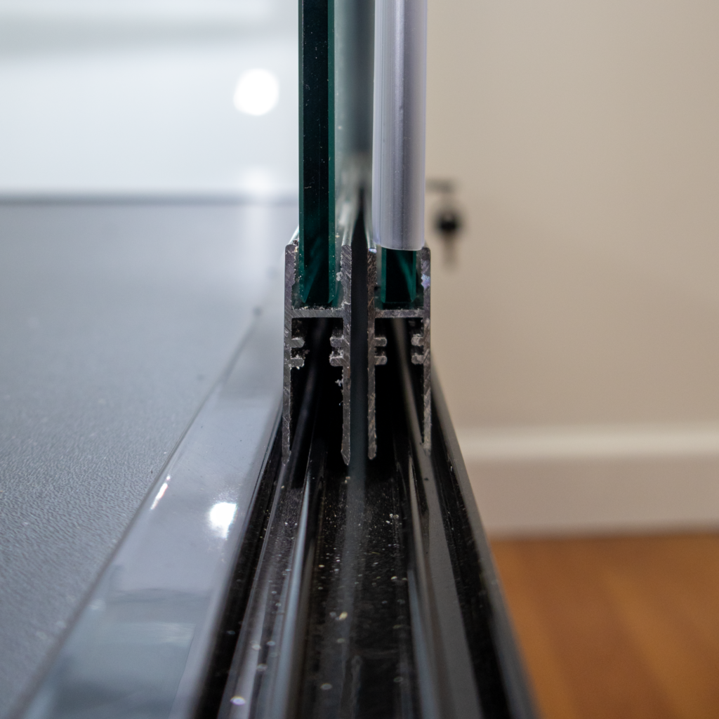 72" Black Wall Display Case | Extra Vision Wall Showcase