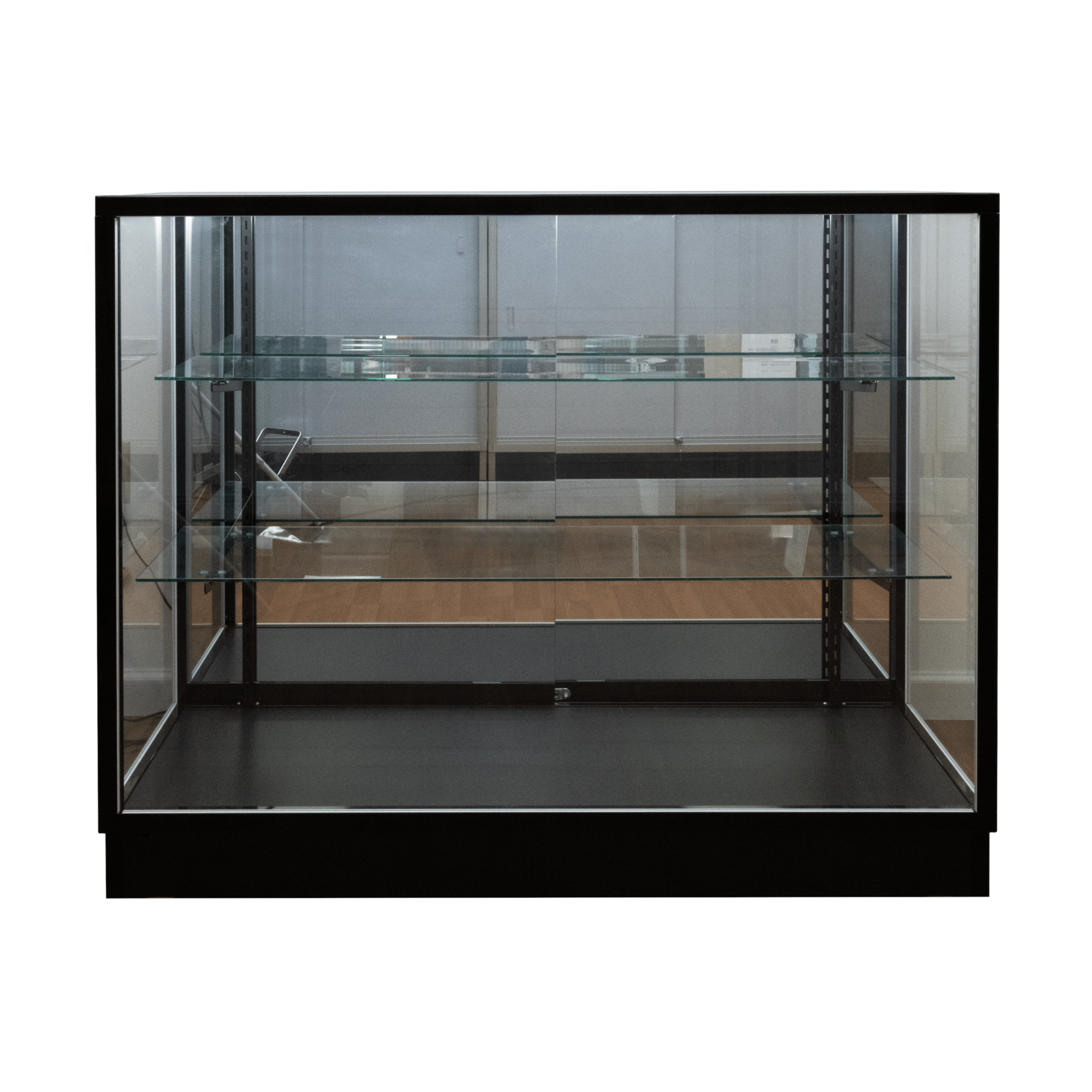 48" Extra Vision Black Display Case | LED Lights Included
