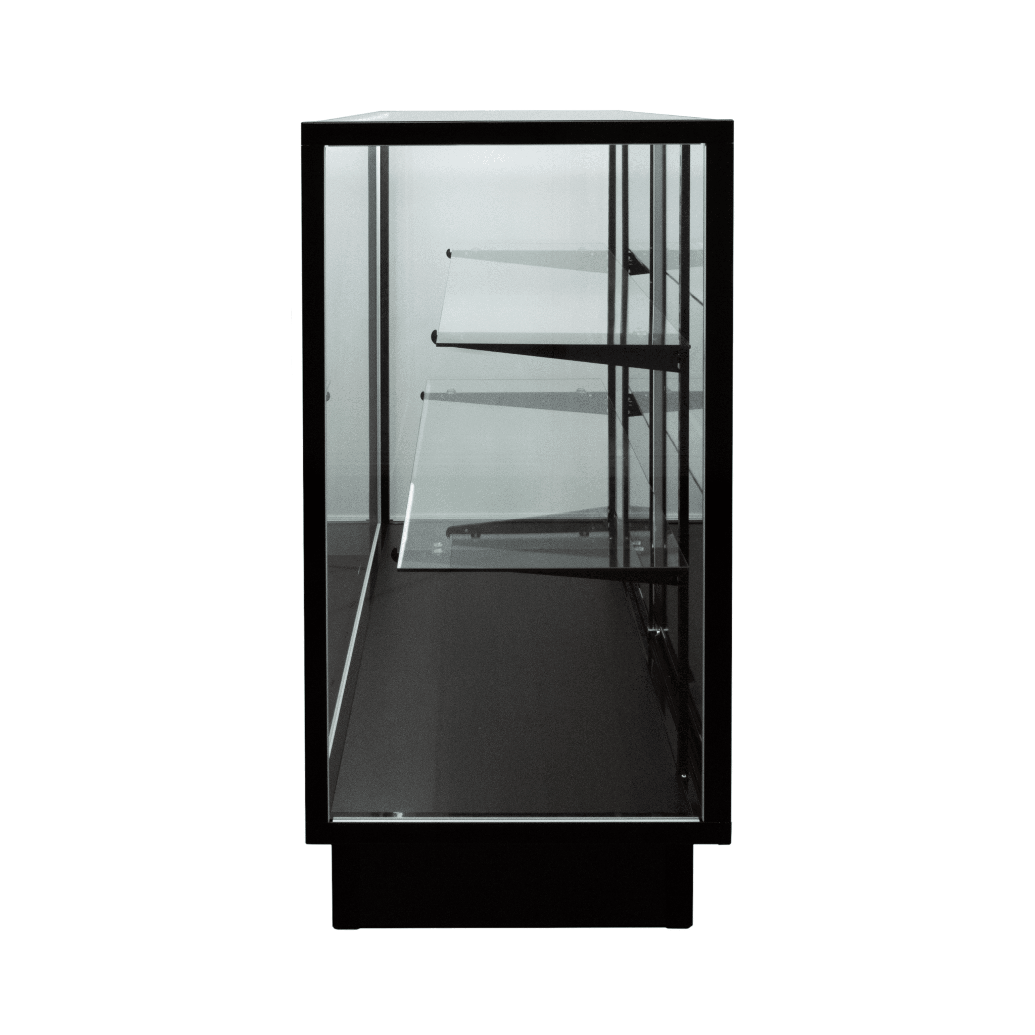 48" Black Countertop Sports Card Display Case | Extra Vision