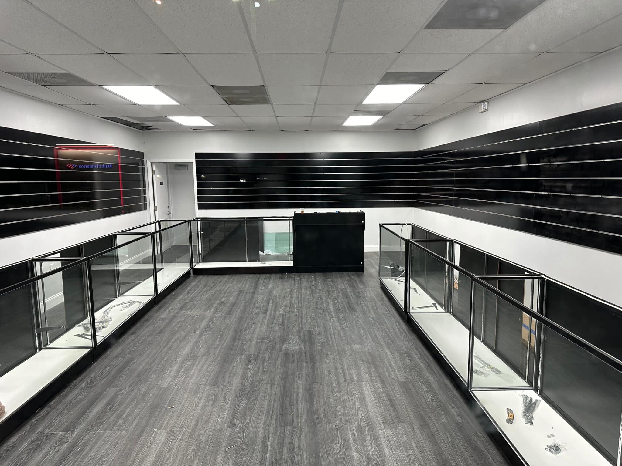 48" Extra Vision Black Display Case | LED Lights Included