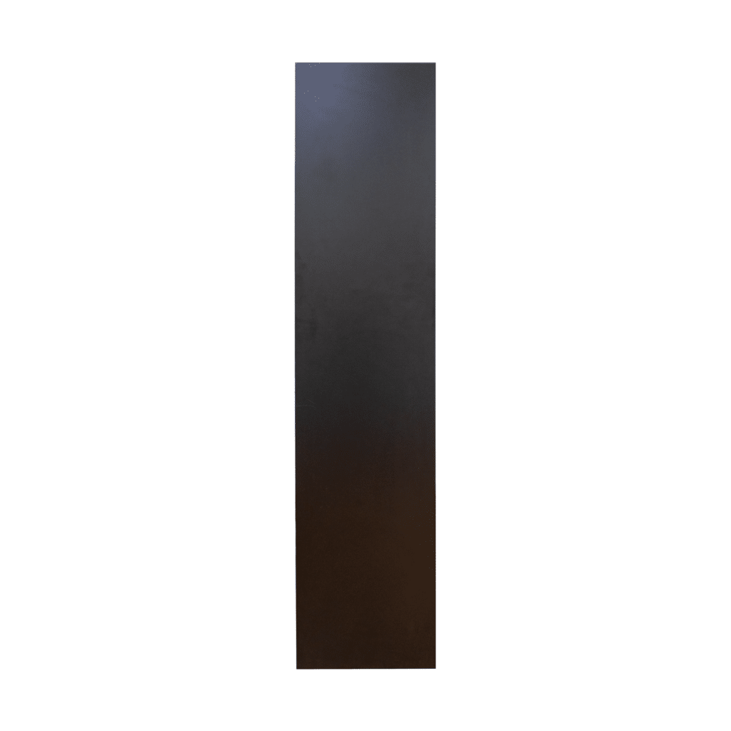 78" Black Woodgrain Slatwall Backed Wall Display Case | Made For Retail