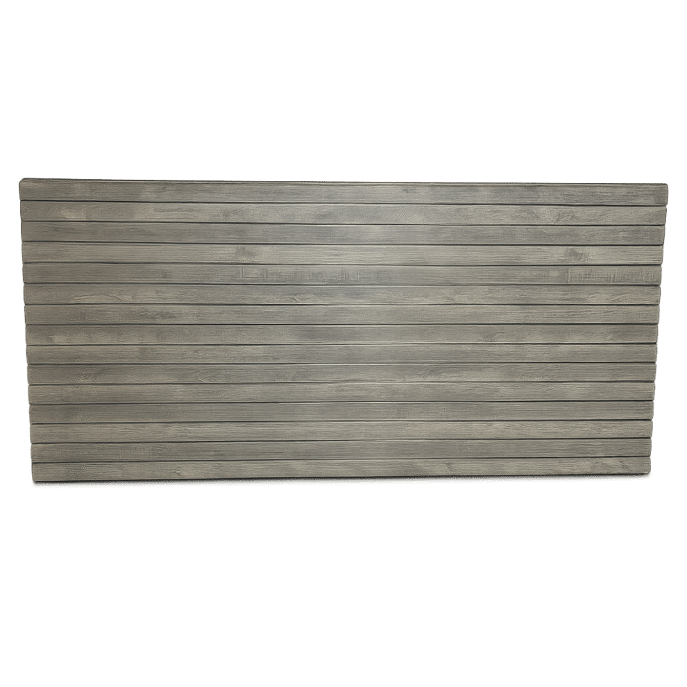 Gray Woodgrain Slatwall Panel | Fast Shipping Available