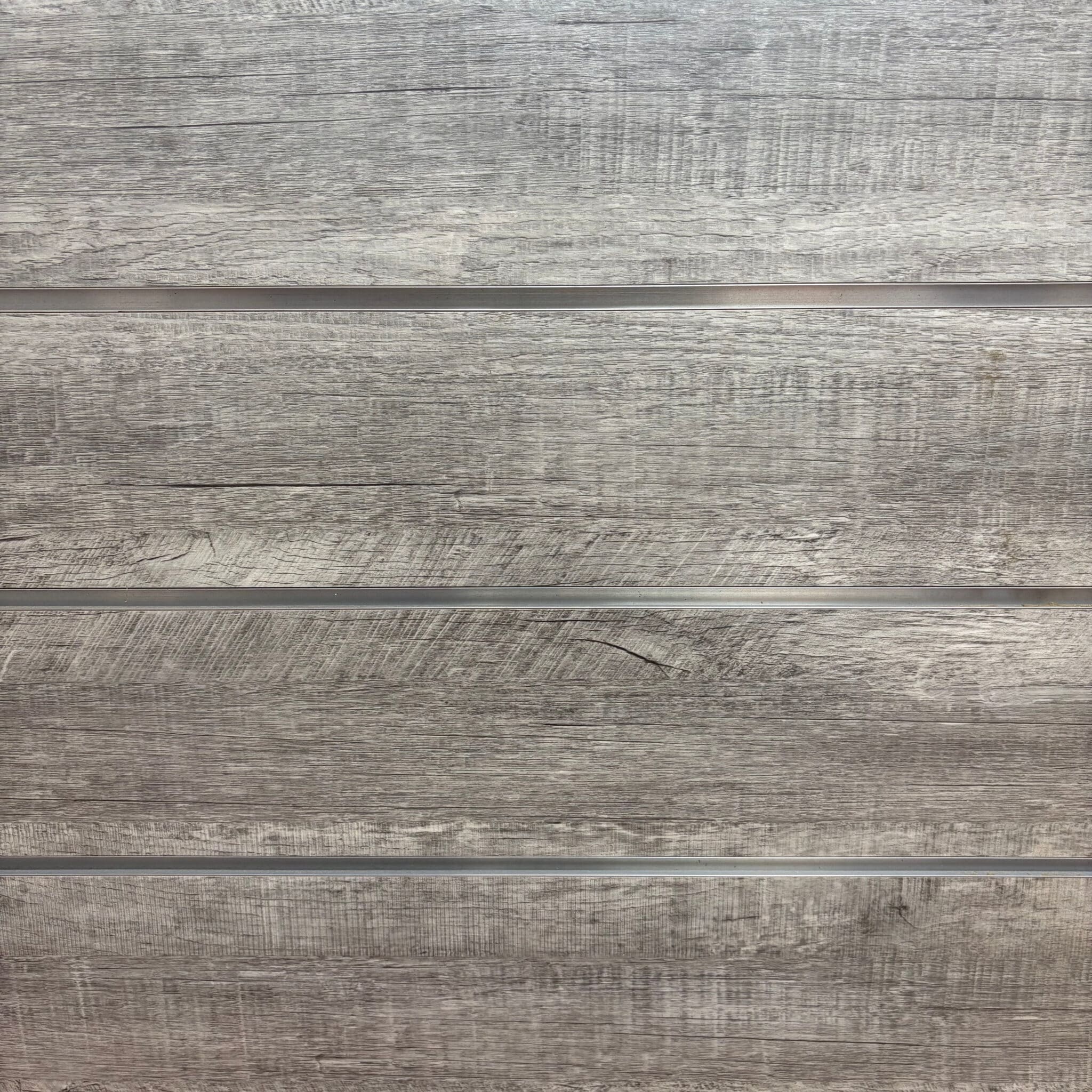Gray Woodgrain Slatwall Panel | Fast Shipping Available
