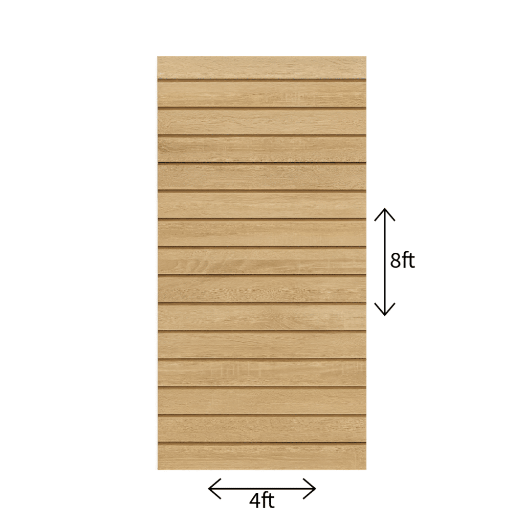 Sonoma Oak Vertical Slatwall Panel | Fast Shipping Available