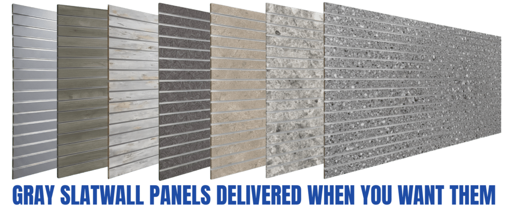 Gray Slatwall Panels | Made For Retail