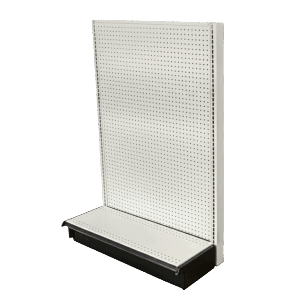 Gondola Shelving End Cap | White