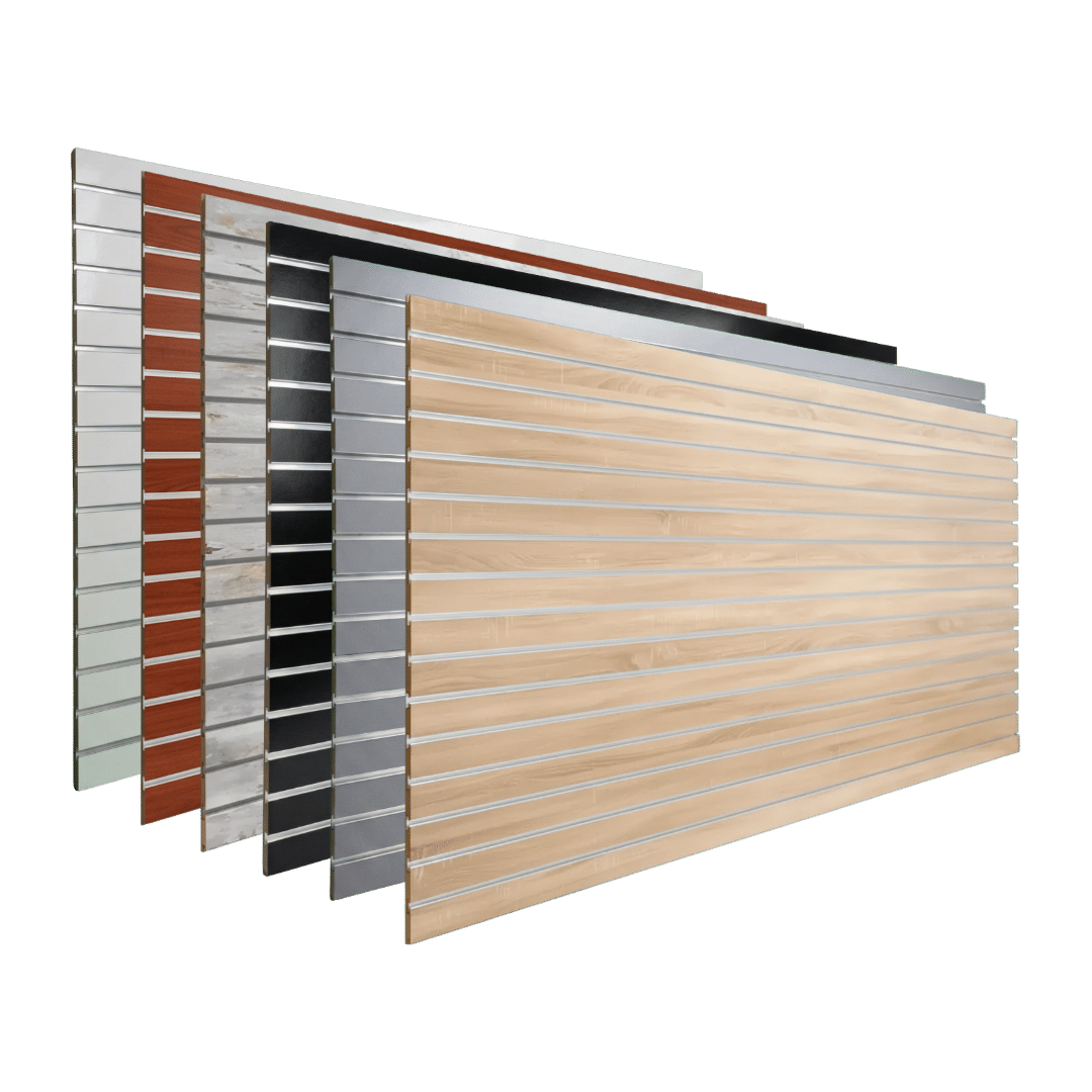 Slatwall Panels 4x8 and 4x4 | 12+ Colors | Free Crate Included!