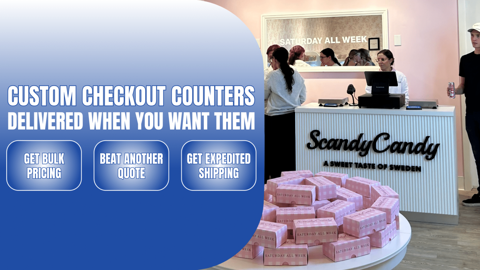 Custom Checkout Counters | Retail Fixtures