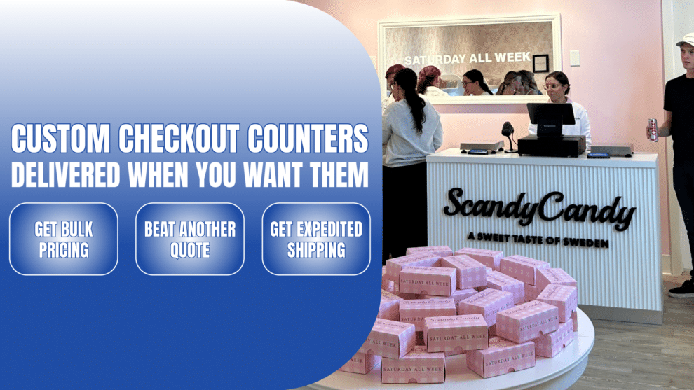 Custom Checkout Counters | Retail Fixtures