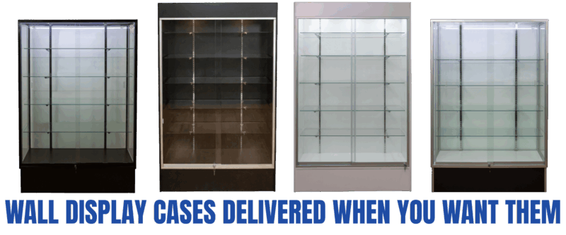 Wall Display Cases | Glass Display Cases - Fast Shipping