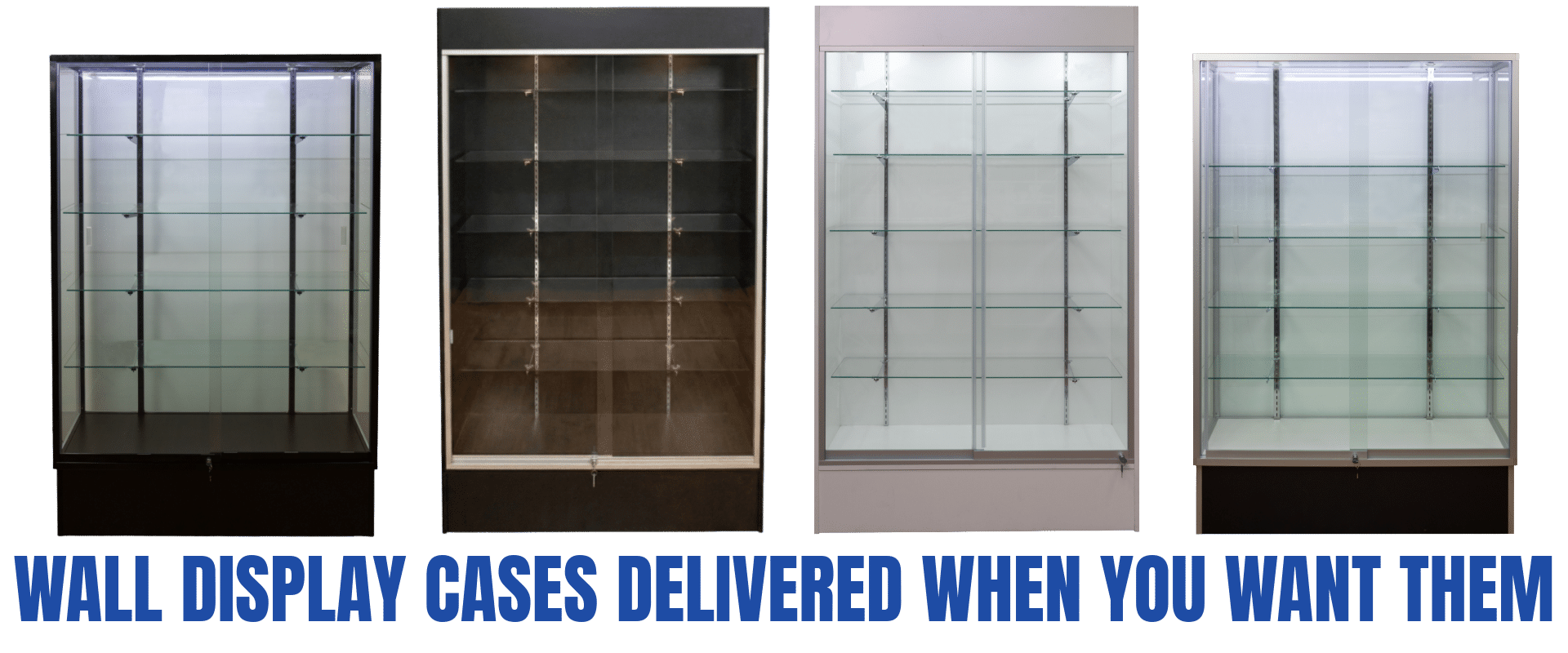 Wall Display Cases | Glass Display Cases - Fast Shipping